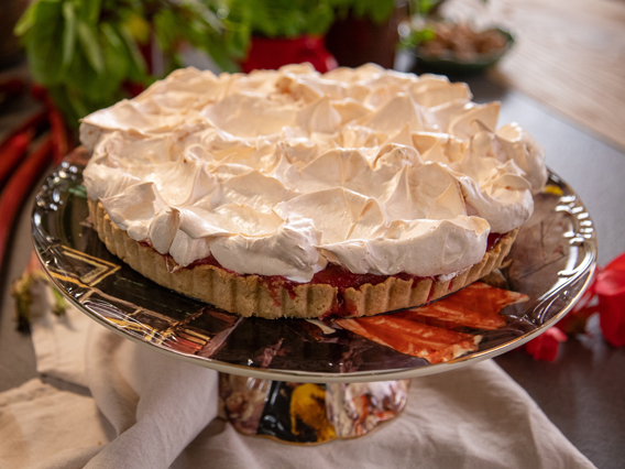 Ewa Wachowicz / Przepisy / Tarta z rabarbarem